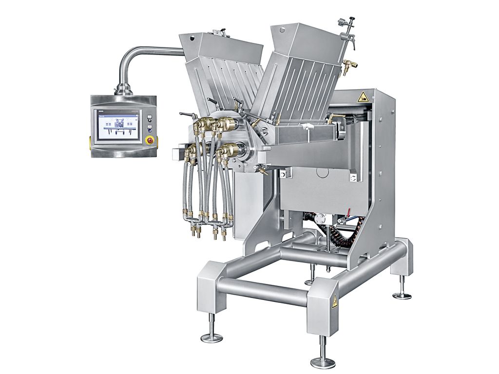 Double rotary bar roller press