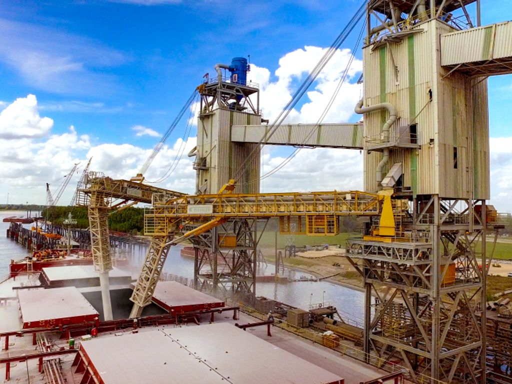 Stationary Portaload LFLA | Mechanical Ship Loader | Bühler Group