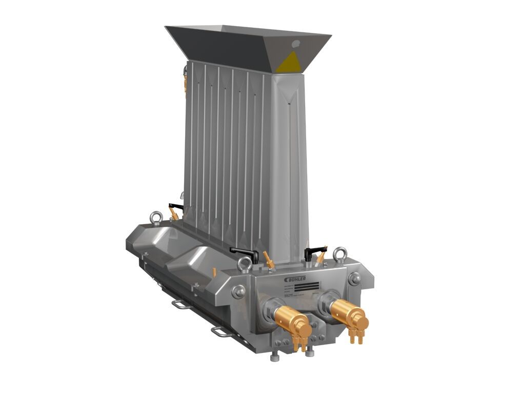 Rotary bar roller press